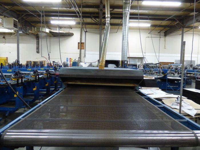 M&R Sprint 2000 Gas Screen Printing Conveyor Dryer