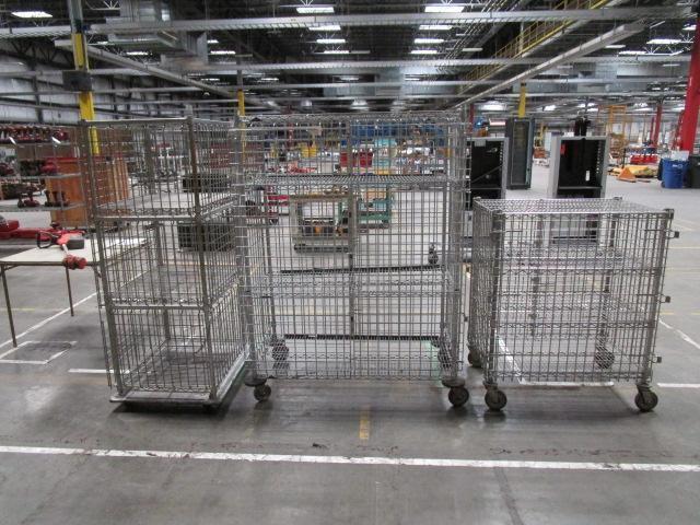 Stainless Steel Mobile Security Cages