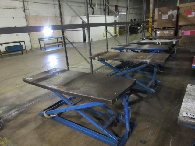 Manual Lift Work Tables