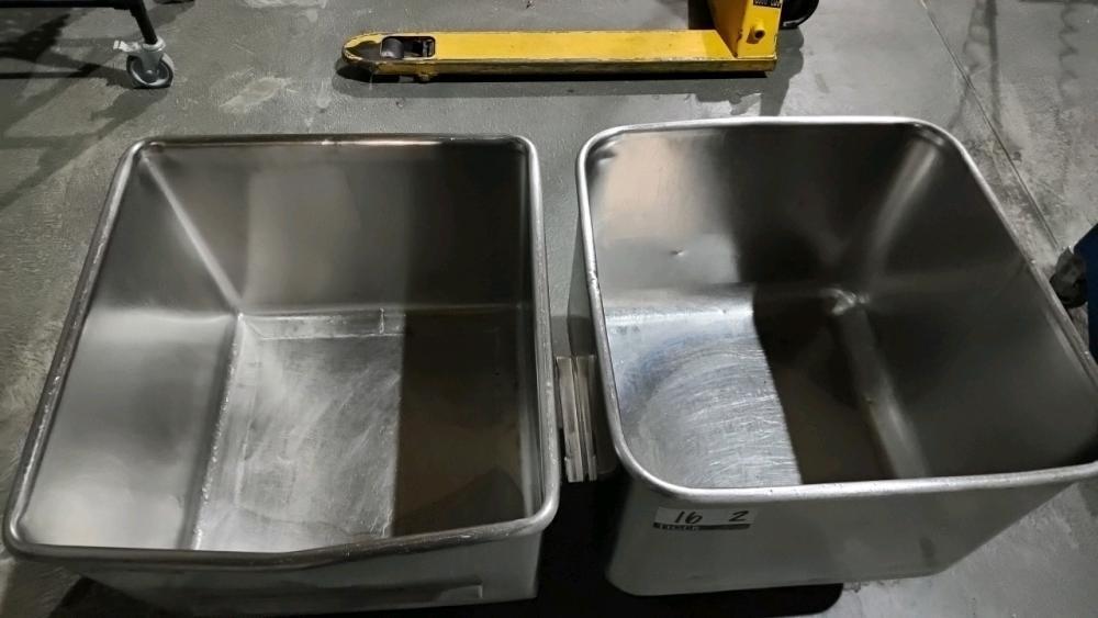 Koch Stainless Steel Tote Bins