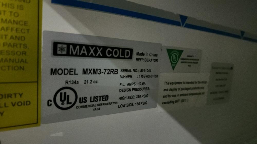 Maxx Cold Refrigerator
