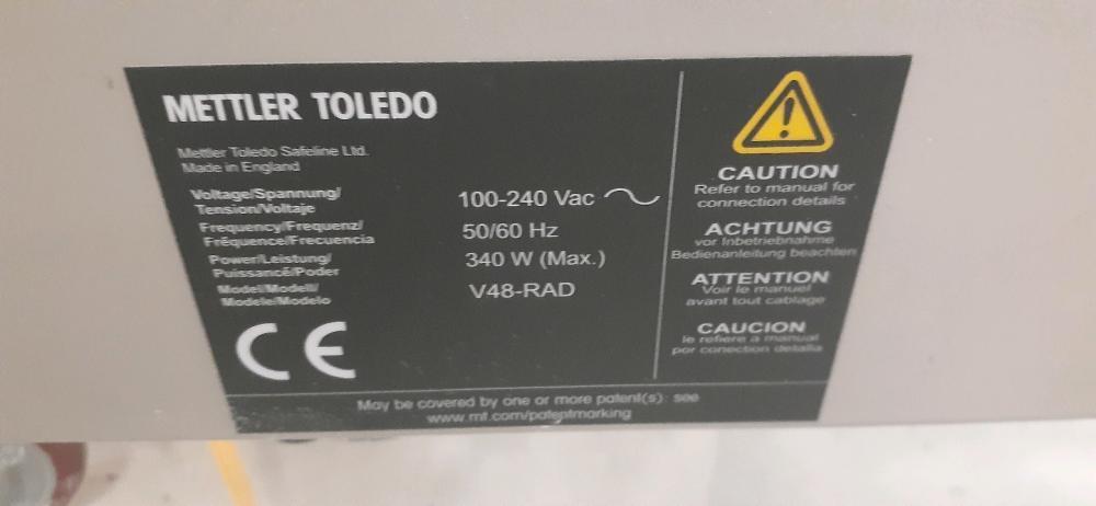 Metler Toledo Metal Detector