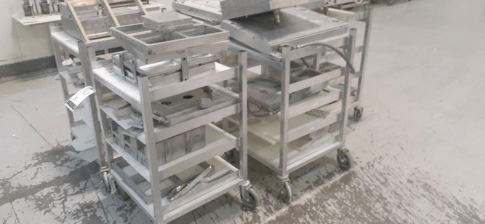 Channel Aluminum Carts w/ Dough Molds