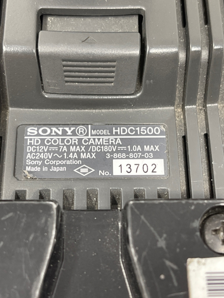Sony Hd Camera 1500