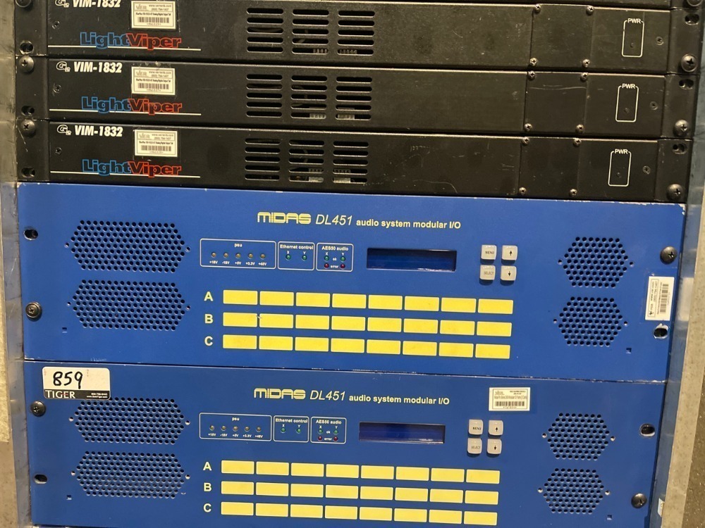 Midas DL451 Modular 3RU Stage Box
