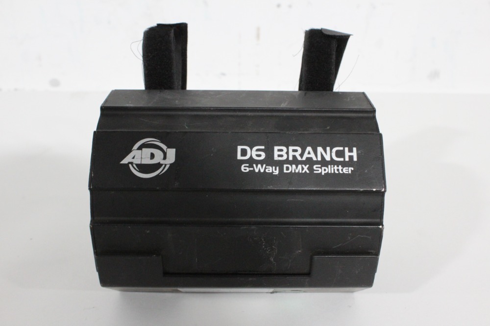 ADJ D6 Branch Truss-Mounted 6-Way 3-Pin DMX Splitter and Amplifier
