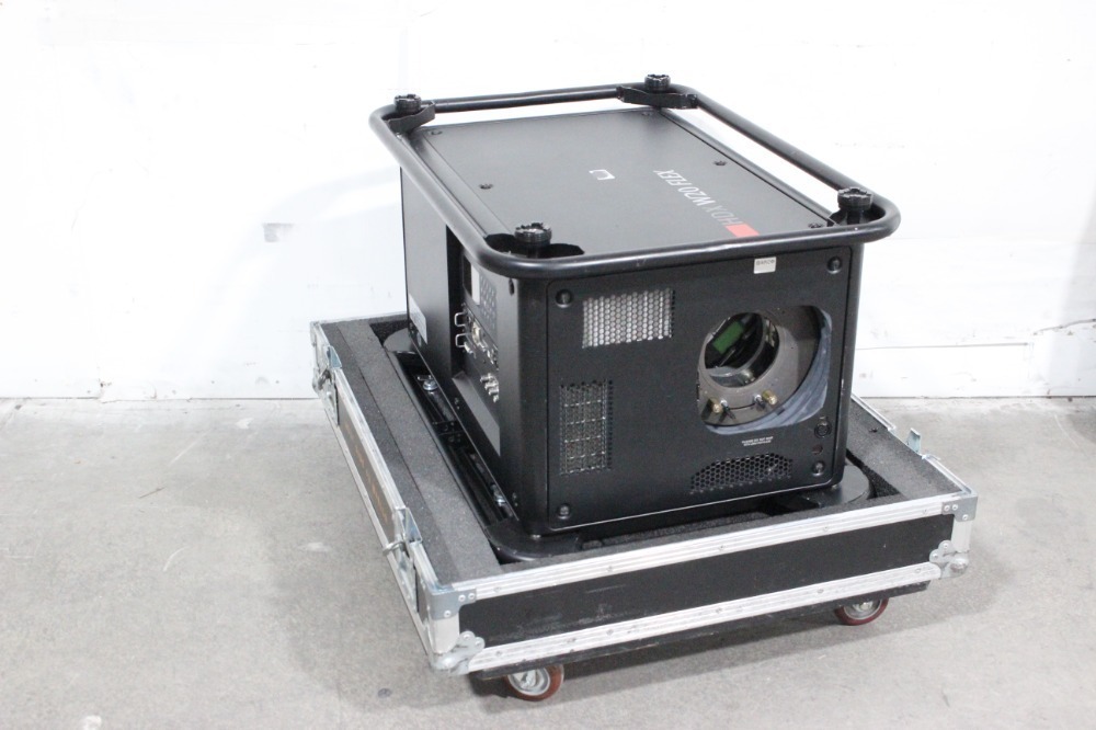 Barco HDX-W20 WUXGA Projector w/ Cage in Wheeled Case