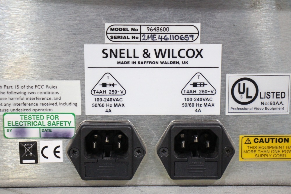 Snell & Wilcox Kahuna Multiformat Production Switcher
