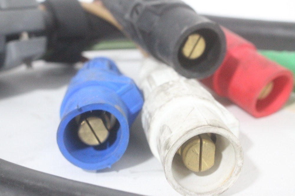 6' Audio Cable w/ IEC Pin Industrial Grade 100A 120/208V AC 5-Wire ...