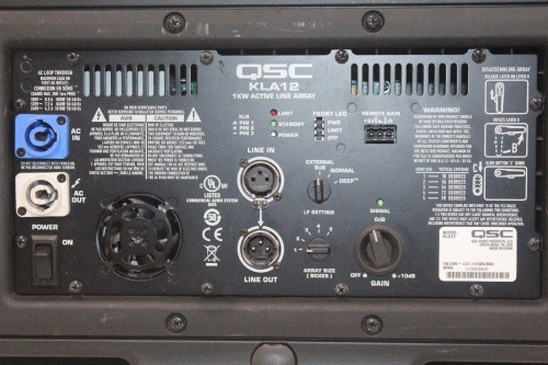 QSC KLA12 1000W 12 2-Way Active Line Array Speaker