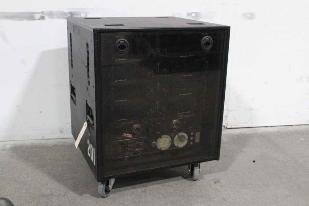 L-Acoustic LA-48A Pre-Wired Amp Rack System Package