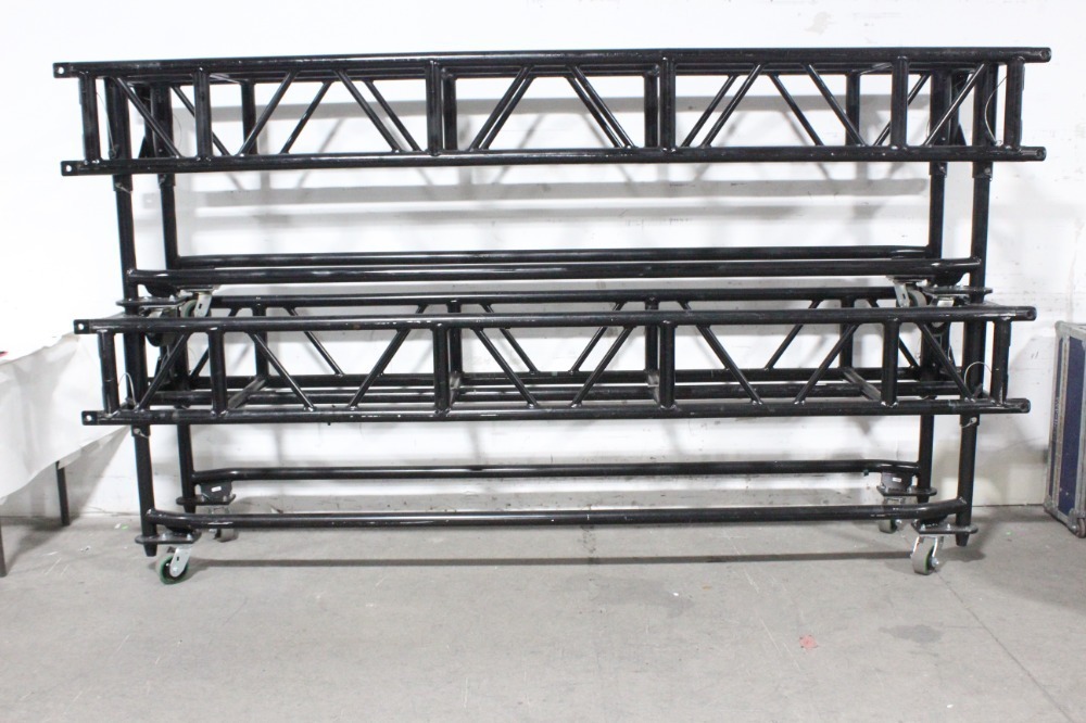 Lot (2) Tyler Truss 10' - 14x24x120 GT Truss w/ Indexable Spigots ...