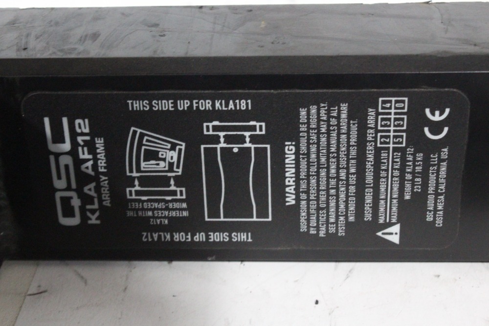 QSC KLA FA12 Array Frame for KLA Series Speakers