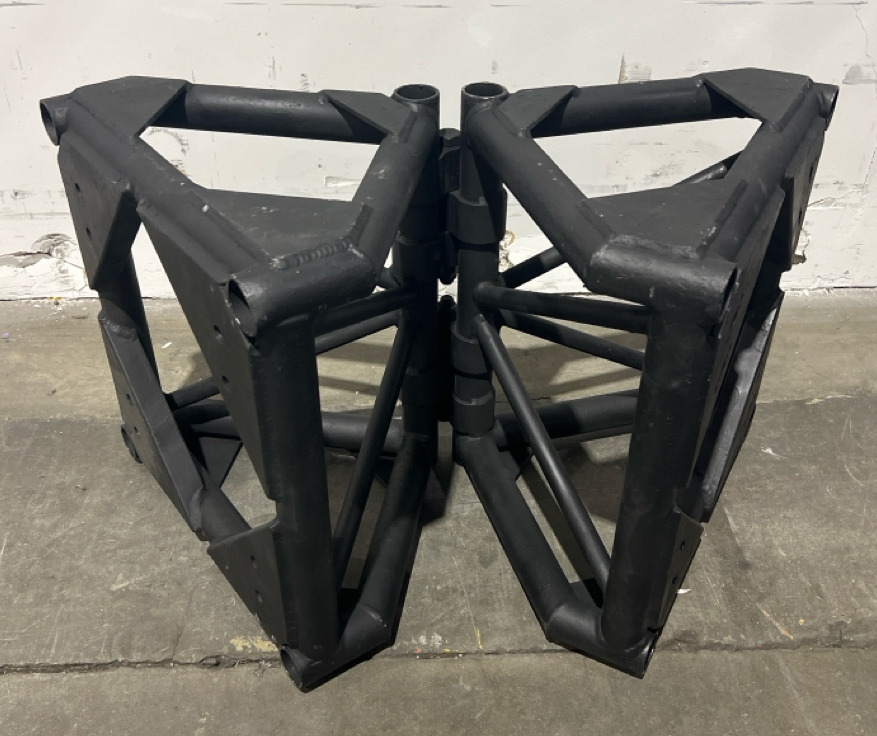 Tomcat Truss Hinge 20 X 20 Horizontal Articulated Tomcat (Black)