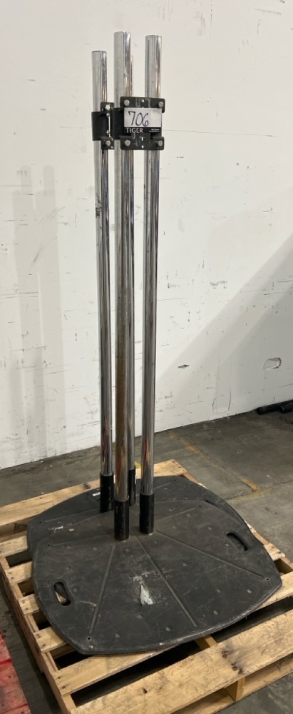 Premier PSD-TS Monitor Stand w/ 72 Chrome Poles