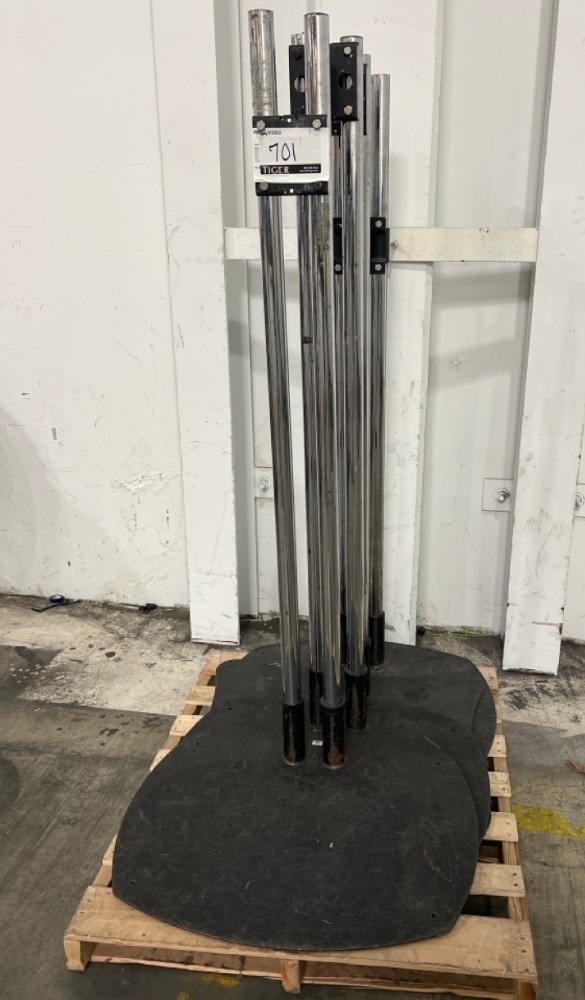 Premier PSD-TS Monitor Stand w/ 72 Chrome Poles
