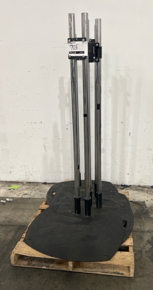 Premier PSD-TS Monitor Stand w/ 72 Chrome Poles