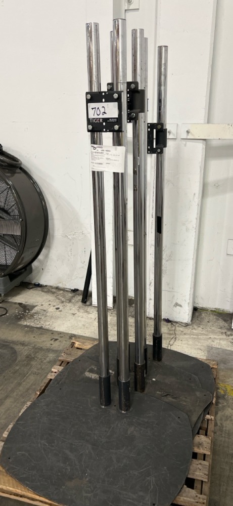 Premier PSD-TS Monitor Stand w/ 72 Chrome Poles