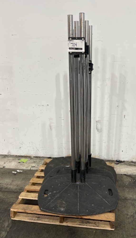 Premier PSD-TS Monitor Stand w/ 72 Chrome Poles