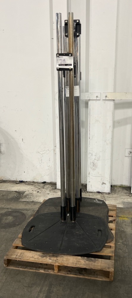 Premier PSD-TS Monitor Stand w/ 84 Chrome Poles