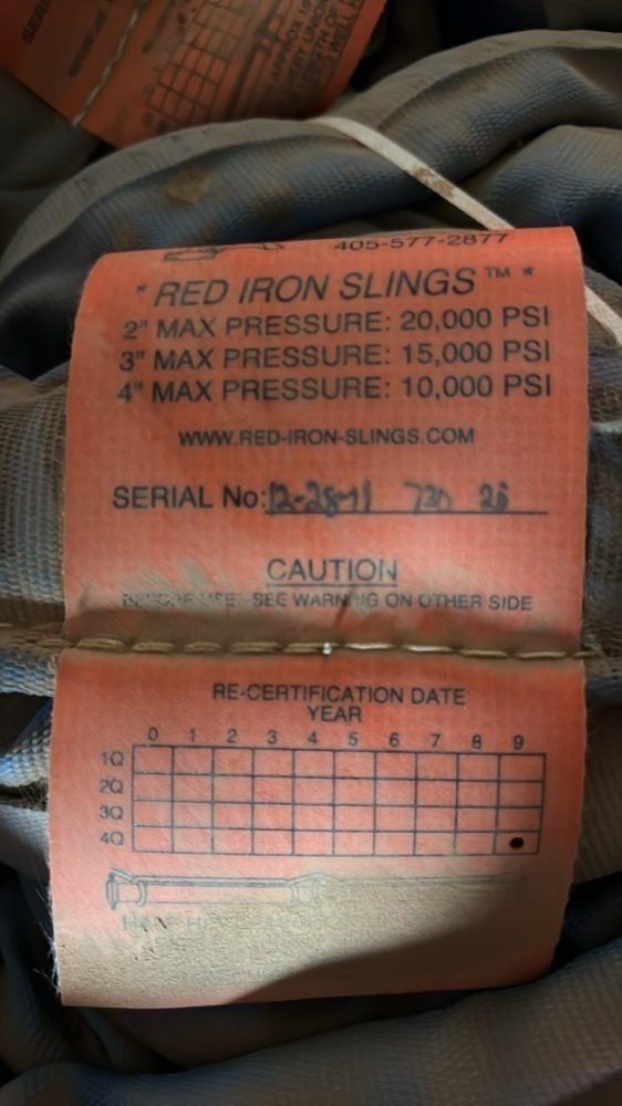 Flow Line Safety Restraints