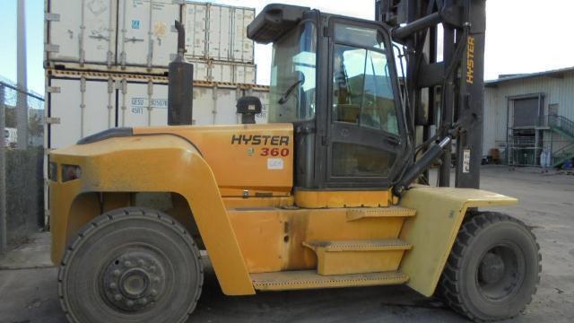 Hyster 360 Forklift W/ Elme Empty Container Handler W/ Vert TL 588