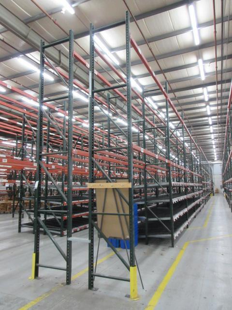 Sections Ridge-U-Rak Pallet Racking Consisting Of (32) 16ft x 32in Uprights
