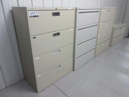 Hon 4-Drawer Horizontal Filing Cabinets